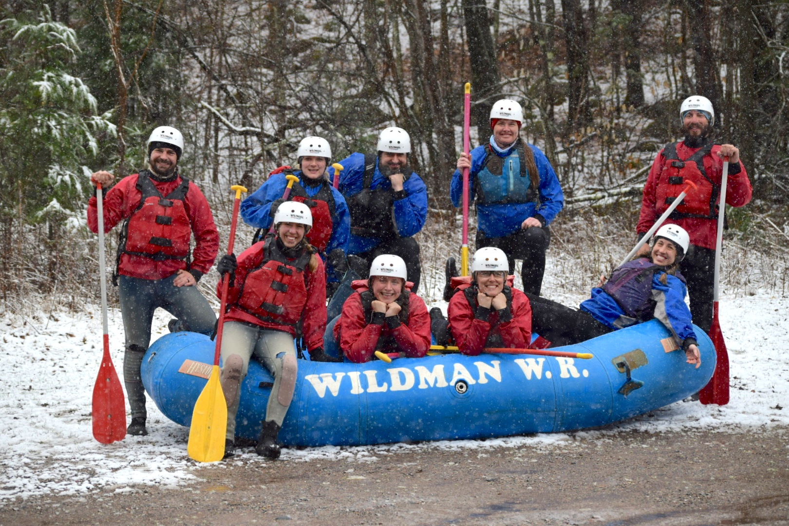 Spring Rafting on the Peshtigo River | Wildman Adventure Resort